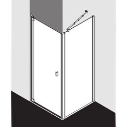 Kermi Raya Schwingt&uuml;r RA1WL07520VPK 75x200cm, Anschlag links, ESG klar KermiClean