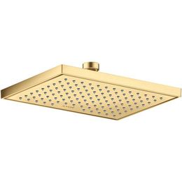 Hansgrohe Axor Kopfbrause 35387250 Decken- oder Wandmontage, 245x185mm, 1jet, brushed gold optic
