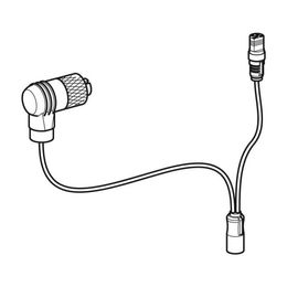 Geberit Verbindungskabel 244948001 intern, f&uuml;r Volumenstromsensor, Kabel/Stecker schwarz