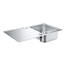Grohe Einbausp&uuml;le 31571SD1 86x50cm, aufliegend oder fl&auml;chenb&uuml;ndig, 1 Becken, Edelstahl