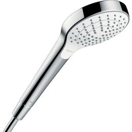Hansgrohe Croma Select S Vario Handbrause 26803400 weiss chrom, EcoSmart 9 l, DN15, Brausekopf &Oslash;110mm