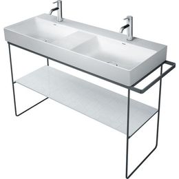 Duravit DuraSquare Metallkonsole 0031174600 126,5x45,1cm, bodenstehend, schwarz matt