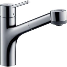 Hansgrohe Talis M52 170 K&uuml;chenarmatur 32841000 mit Ausziehbrause, schwenkbar, chrom