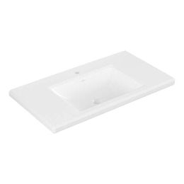 Villeroy & Boch Villeroy & Boch Antheus M&ouml;bel-Waschtisch 4A09A2RW 100 x 54 cm, mittleres Hahnloch durchstochen, ohne &Uuml;berlauf, stone white C-plus