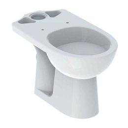 Geberit Renova Stand-Tiefsp&uuml;l-WC 203820000 f&uuml;r aufgesetzten AP-Sp&uuml;lkasten, Abgang horizontal, wei&szlig;