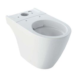 Geberit iCon Stand-Tiefsp&uuml;l-WC 200460600 wei&szlig; KeraTect, 35,5x63,5cm, f&uuml;r Aufputz-Sp&uuml;lk&auml;sten aufgesetzt, rimfree