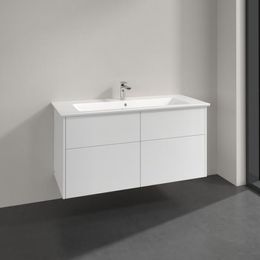 Villeroy & Boch Villeroy & Boch Finero Waschtischunterschrank S00504DHR1 inklusive Waschtisch, Glossy White, 4 Ausz&uuml;ge
