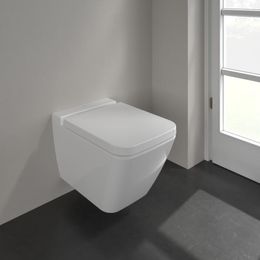 Villeroy & Boch Villeroy & Boch Finion Wand WC 4664R0R1 37,5x56cm, weiss, Ceramicplus, sp&uuml;lrandlos