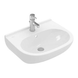 Villeroy & Boch Villeroy & Boch O.Novo Waschtisch Set 5160S101 Combi-Pack, weiss, mit Basic Armatur