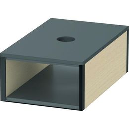Duravit XSquare Box XS994807878 mit Deckel, f&uuml;r Spiegelschrank, 10x16cm, Ahorn massiv
