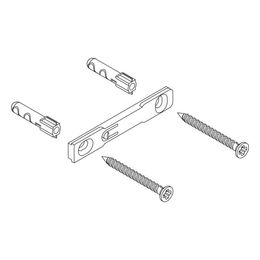 HEWI System 162 Befestigungsmaterial BM1220 f&uuml;r WC-Papierhalter 162.21.100/200XA