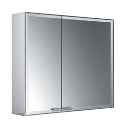 Emco Asis Prestige 2 Aufputz-Lichtspiegelschrank 989708002 788x639mm, breite T&uuml;r rechts, mit lightsystem