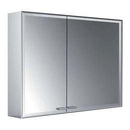 Emco Asis Prestige 2 Aufputz-Lichtspiegelschrank 989707004 888x639mm, breite T&uuml;r rechts, ohne lightsystem