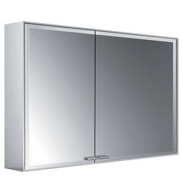 Emco Asis Prestige 2 Aufputz-Lichtspiegelschrank 989708006 988x639mm, breite T&uuml;r rechts, mit lightsystem