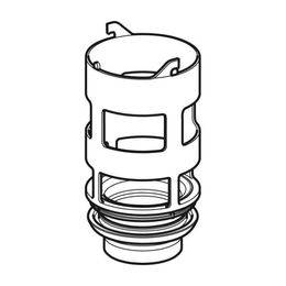 Geberit Bassin zu Geberit Sp&uuml;lventil und 240500001 Geberit Unterputz-Sp&uuml;lkasten, Typ Artline