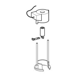 Geberit Elektromagnetheber 115498001 f. elektr Ausl&ouml;sung zu Aufputz-Sp&uuml;lkasten 9 l, 127.016