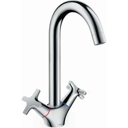 Hansgrohe Logis Classic K&uuml;chenarmatur 71285000 chrom, schwenkbarer Auslauf