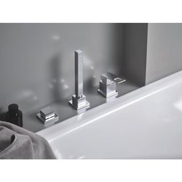 Grohe Eurocube 3-Loch-Wannenarmatur 19966000 chrom, ohne Auslauf