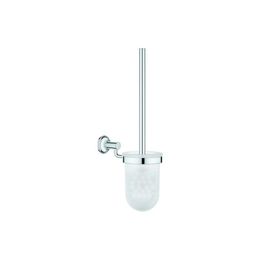 Grohe Essentials Authentic WC-B&uuml;rstengarnitur 40658001, chrom, Wandmodell, verdeckte Befestigung