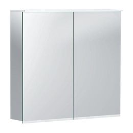 Geberit Option Plus Spiegelschrank 500206001 75x70x17,2 cm, mit Beleuchtung, Touch-Sensor, Kosmetikspiegel, 2 T&uuml;ren