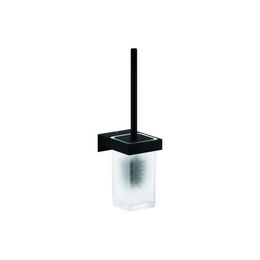 Grohe Selection Cube WC-B&uuml;rstengarnitur 102277KF00 Glas, Wandmontage, verdeckte Befestigung, phantom black