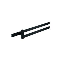 Grohe Selection Cube Doppel-Handtuchhalter 102280KF00 40cm, 2-armig, schwenkbar, verdeckte Befestigung, phantom black