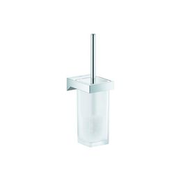 Grohe Selection Cube B&uuml;rstengarnitur 40857000 chrom, Glas, Wandmodell