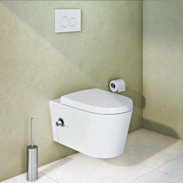 Vitra Options Wand-Tiefsp&uuml;l-WC 5173B003-1684 35,5x57,5cm, wei&szlig;, mit Bidetfunktion, mit integr. Armatur, rechts