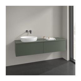 Villeroy & Boch Villeroy und Boch Antao Waschtisch-Unterschrank K37010HL 160x36x50cm, Waschbeckenplattenfarbe Lack, leaf green matt lacquer