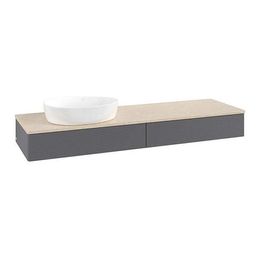 Villeroy & Boch Villeroy & Boch Antao Waschtischunterschrank 1600x190x500mm K15113GK mit Struktur FK/AP: GK/3