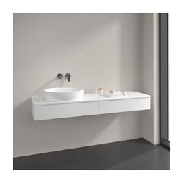 Villeroy & Boch Villeroy und Boch Antao Waschtisch-Unterschrank L15050MT 160x19x50cm, Hahnlochbohrung, Waschbeckenplattenfarbe Lack, white matt lacquer