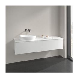 Villeroy & Boch Villeroy und Boch Antao Waschtisch-Unterschrank K37010MT 160x36x50cm, Waschbeckenplattenfarbe Lack, white matt lacquer