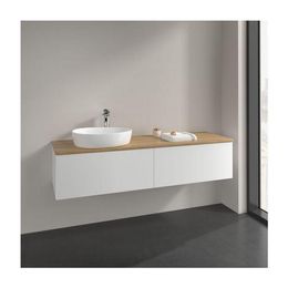 Villeroy & Boch Villeroy und Boch Antao Waschtisch-Unterschrank K37011MT 160x36x50cm, Waschbeckenplattenfarbe honey oak, white matt lacquer