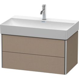 Duravit XSquare Waschtisch-Unterschrank XS416207575 78,4x39,7x46cm, 2 Schubk&auml;sten, Leinen