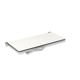 HEWI System 900 Duschklappsitz 900.51.212XA 842 x 359 mm, rechteckig, matt geschliffen