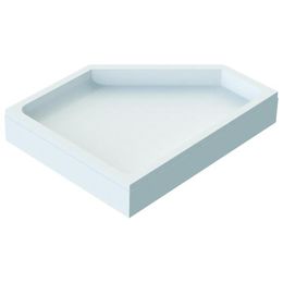 Schedel Bette Caro Duschwannentr&auml;ger SD22001 90x75x6,5cm, 5-Eck, H&ouml;he 17cm