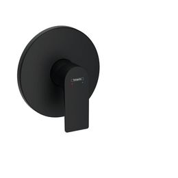 Hansgrohe Rebris E Fertigmontageset 72668670 Unterputz Brausearmatur, 1 Verbraucher, mattschwarz
