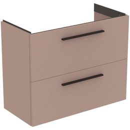 Ideal Standard i.life S M&ouml;bel-Waschtischunterschrank T5295NH 2 Ausz&uuml;ge, 80 x 37,5 x 63 cm, carbongrau matt