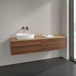 Villeroy & Boch Villeroy und Boch Antao Waschtisch-Unterschrank K26111HM 160x36x50cm, Waschbeckenplattenfarbe honey oak, warm walnut