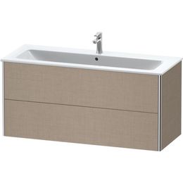 Duravit XSquare Waschtisch-Unterschrank XS417407575 121x56x47,8cm, 2 Schubk&auml;sten, Leinen