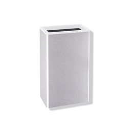 HEWI Papierabfallbeh&auml;lter Serie 805 8050510099 Edelstahl geschliffen, reinweiss