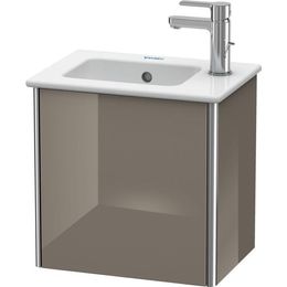 Duravit XSquare Waschtisch-Unterschrank XS4170R8989 58,4x49,1x39cm, T&uuml;r rechts, Flannel Grey hochglanz