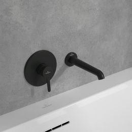 Villeroy & Boch Villeroy und Boch Skyla Badewannenauslauf TVT116001000K5 Messing, Matt Black