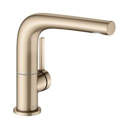 KEUCO Edition 400 Waschtischarmatur 51505030100 Bronze geb&uuml;rstet, Ausladung 153mm, schwenkbar, ohne Ablaufgarnitur