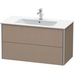 Duravit XSquare Waschtisch-Unterschrank XS417307575 101x56x47,8cm, 2 Schubk&auml;sten, Leinen