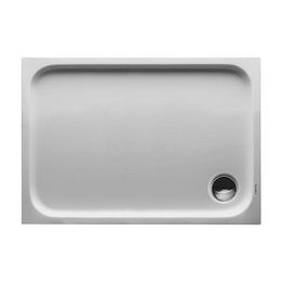 Duravit Rechteck-Duschwanne D-Code 720093000000001 Einbauversion, 1000 x 700 mm, weiss mit Antislip