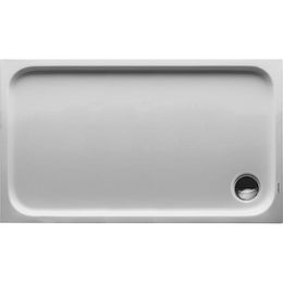 Duravit Rechteck-Duschwanne D-Code 720094000000001 Einbauversion, 1200 x 700 mm, weiss mit Antislip