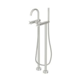 Steinberg Serie 250 Wannen-Zweigriff-Armatur 2501162BN Ausladung 153mm, freistehende Montage, Brushed Nickel