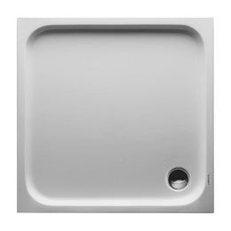 Duravit Quadrat-Duschwanne D-Code 720103000000001 Einbauversion, 1000 x 1000 mm, weiss mit Antislip