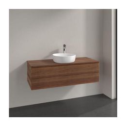Villeroy & Boch Villeroy und Boch Antao Waschtisch-Unterschrank K21112HM 120x36x50cm, Waschbeckenplattenfarbe warm walnut, warm walnut